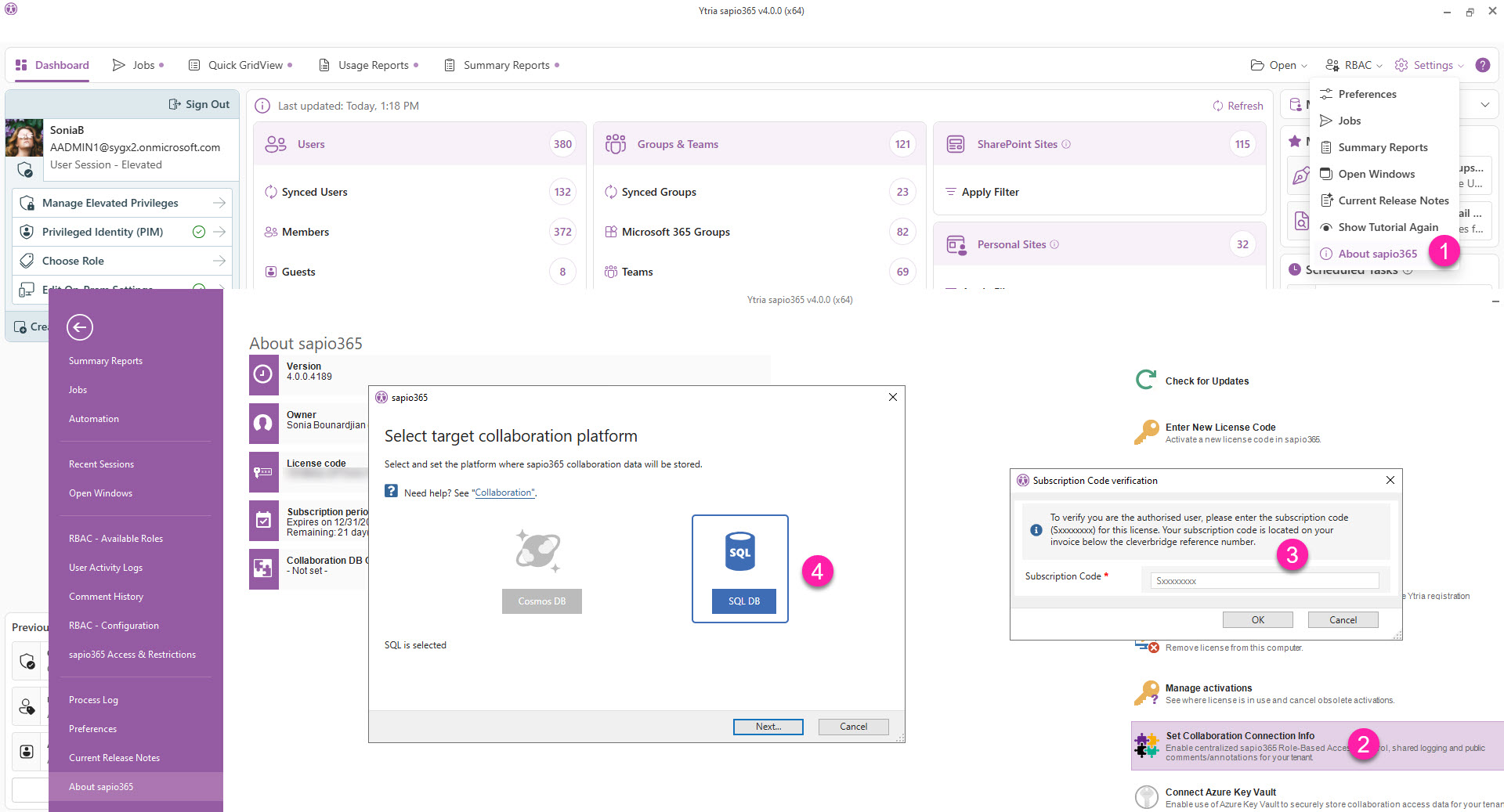 MS SQL Server - Connect sapio365 to your Microsoft SQL server