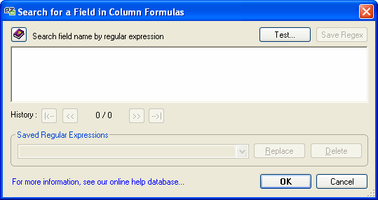 Search and analyze columns