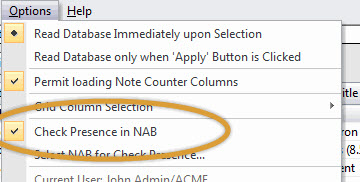 NAB Presence Checker