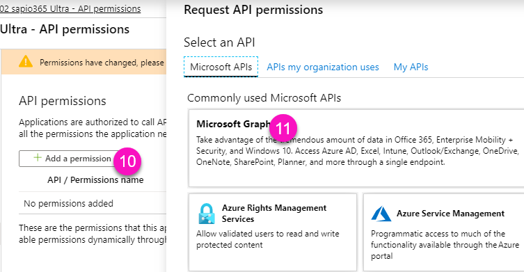 Elevate your privileges with a registered application