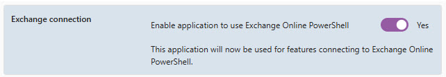 Easy Exchange connectivity method